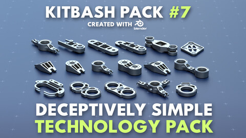 ArtStation - Simple Technology Kitbash #7 | Resources