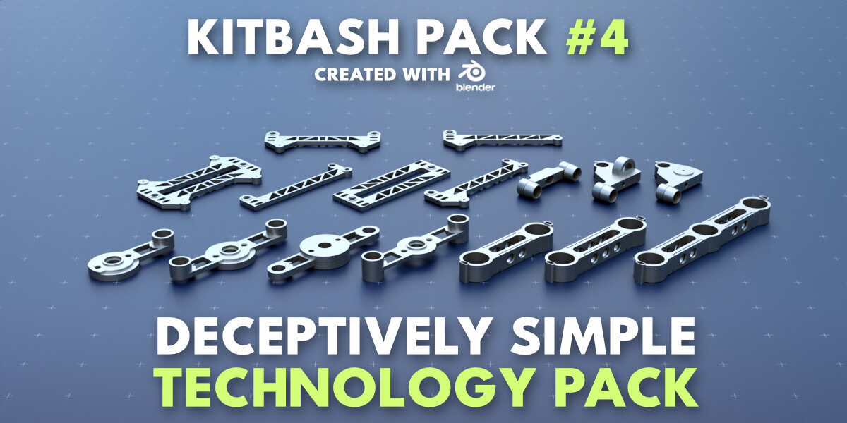 ArtStation - Simple Technology Kitbash Bundle #3 | Resources