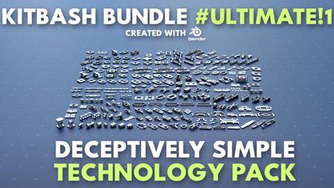 ArtStation - Simple Kitbash Bundle #Ultimate!1 | Resources