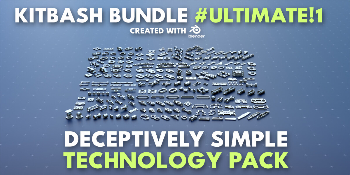 ArtStation - Simple Kitbash Bundle #Ultimate!1 | Resources