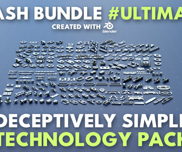 ArtStation - Simple Kitbash Bundle #Ultimate!1 | Resources