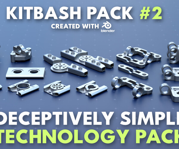 ArtStation - Simple Kitbash Bundle #Ultimate!1 | Resources