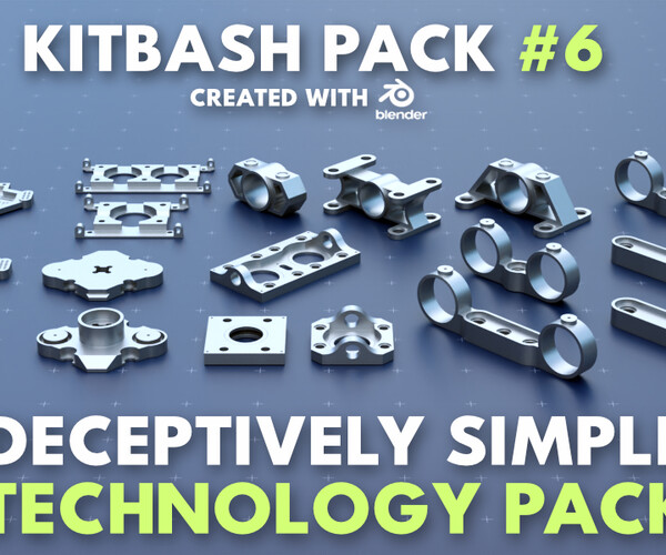 ArtStation - Simple Kitbash Bundle #Ultimate!1 | Resources
