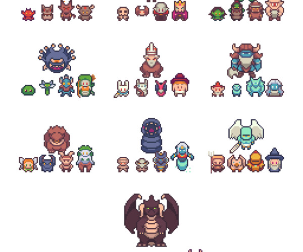 ArtStation - Fantasy RPG monster pack | Game Assets
