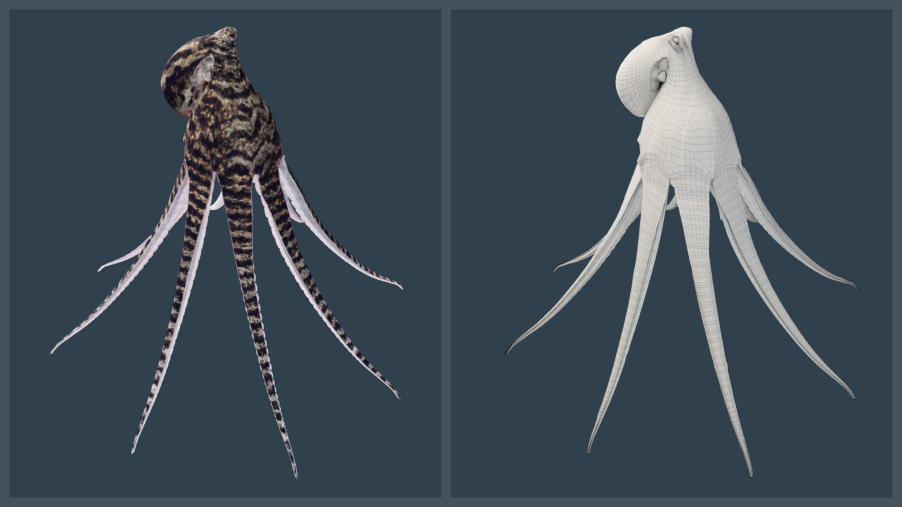 ArtStation - Animated Octopus- Mimic | Game Assets