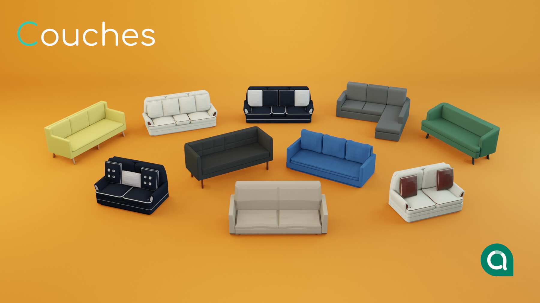 ArtStation - Polygon Living room | Game Assets