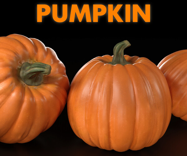 ArtStation - Pumpkin 3D MODEL | Resources