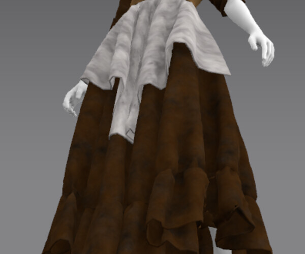 ArtStation - medieval commoner waitress dress | Resources