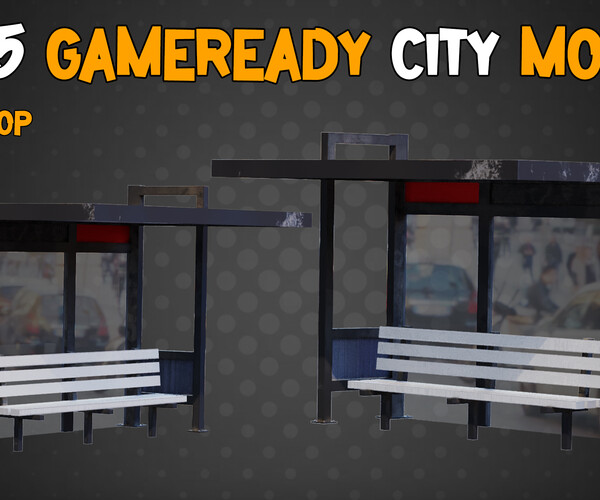 ArtStation - 285 Game-Ready City Model VOL-01 | Game Assets