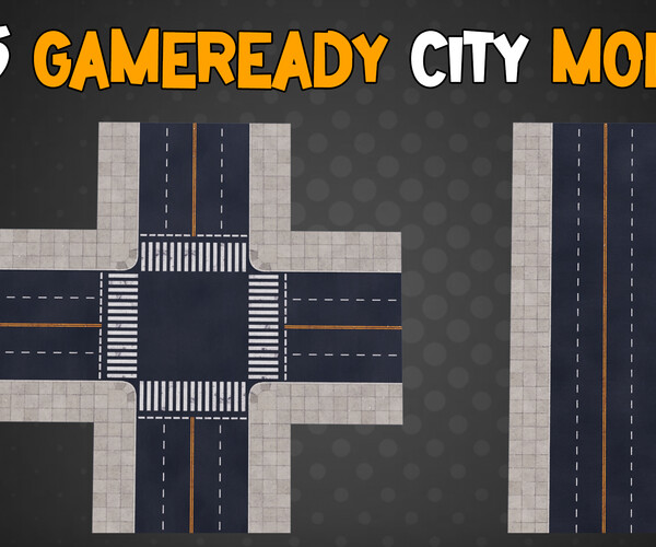 ArtStation - 285 Game-Ready City Model VOL-01 | Game Assets