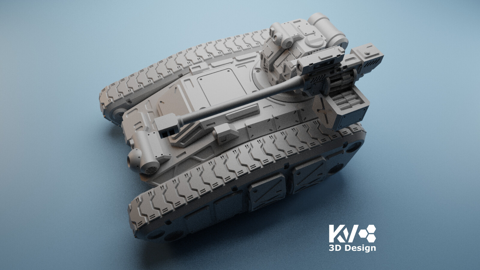 ArtStation - KV-Tank Drone-001 3D print model | Resources