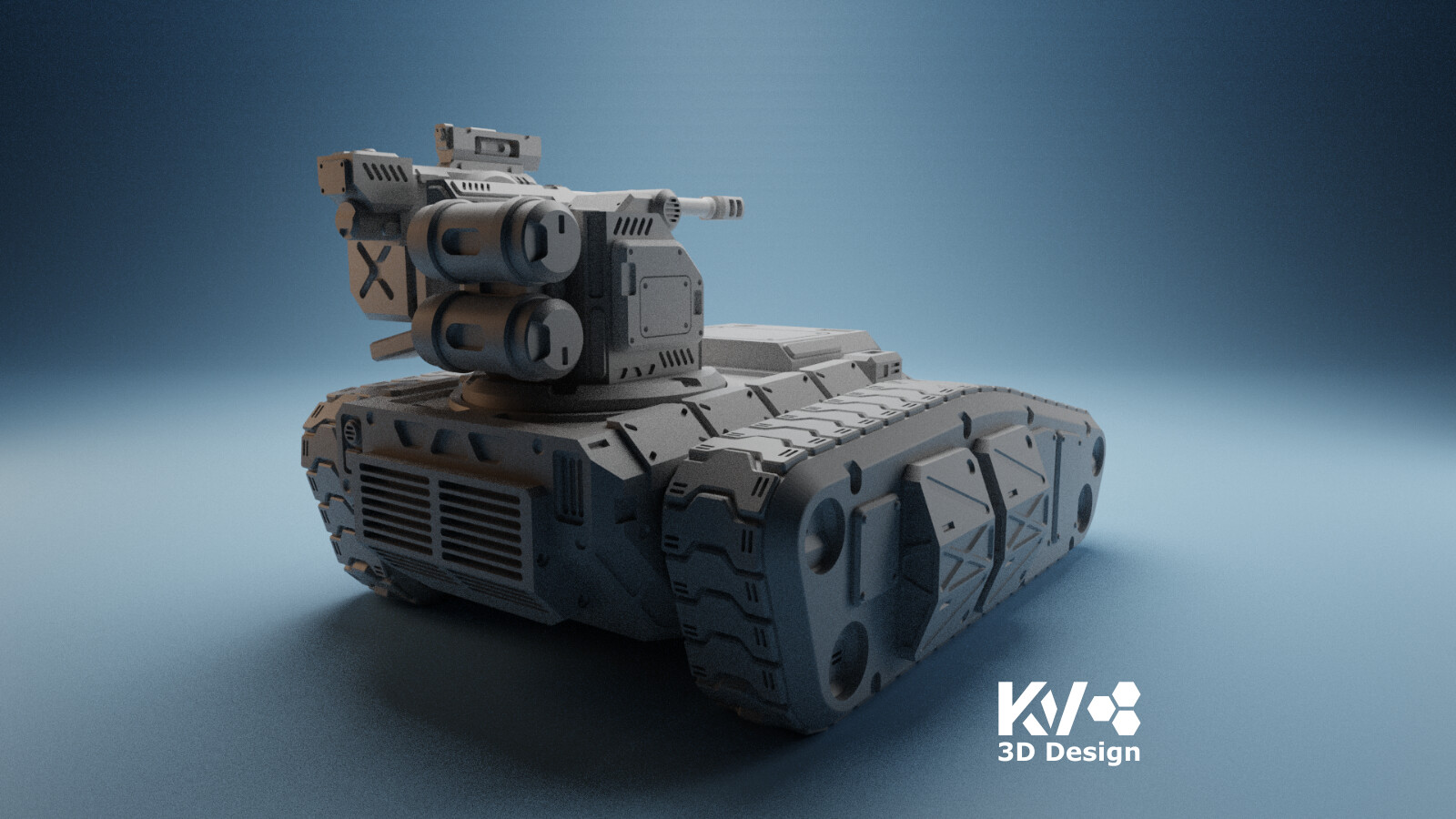 ArtStation - KV-Tank Drone-001 3D print model | Resources