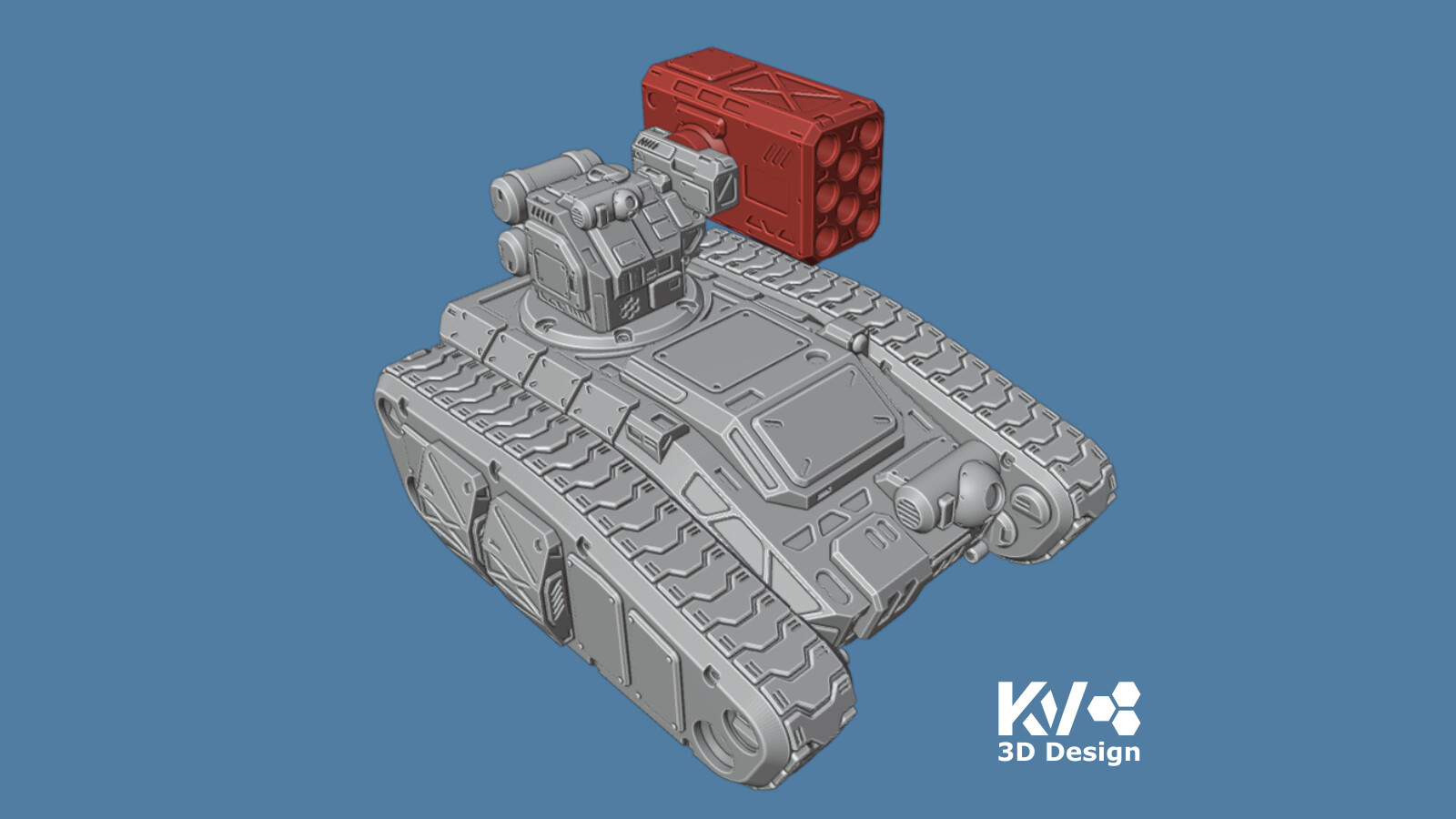 ArtStation - KV-Tank Drone-001 3D print model | Resources