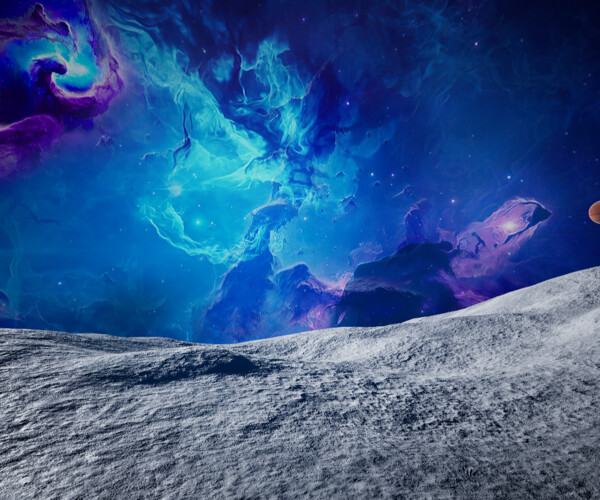 Artstation Animated Nebula Skyboxes Volume 3 Unreal Engine Project Included Blackhole