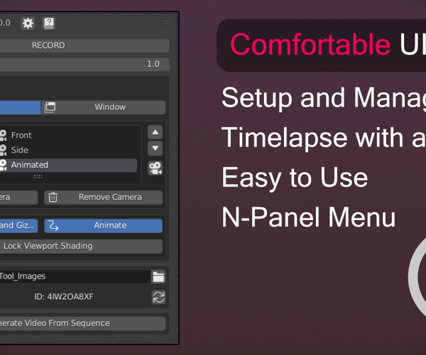 ArtStation - [Addon] TIMELAPSE Tool v1.1.1 | Resources