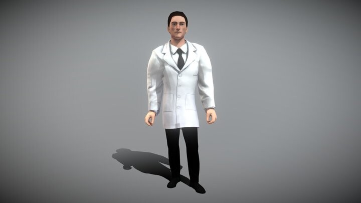 ArtStation - Male Doctor | Game Assets