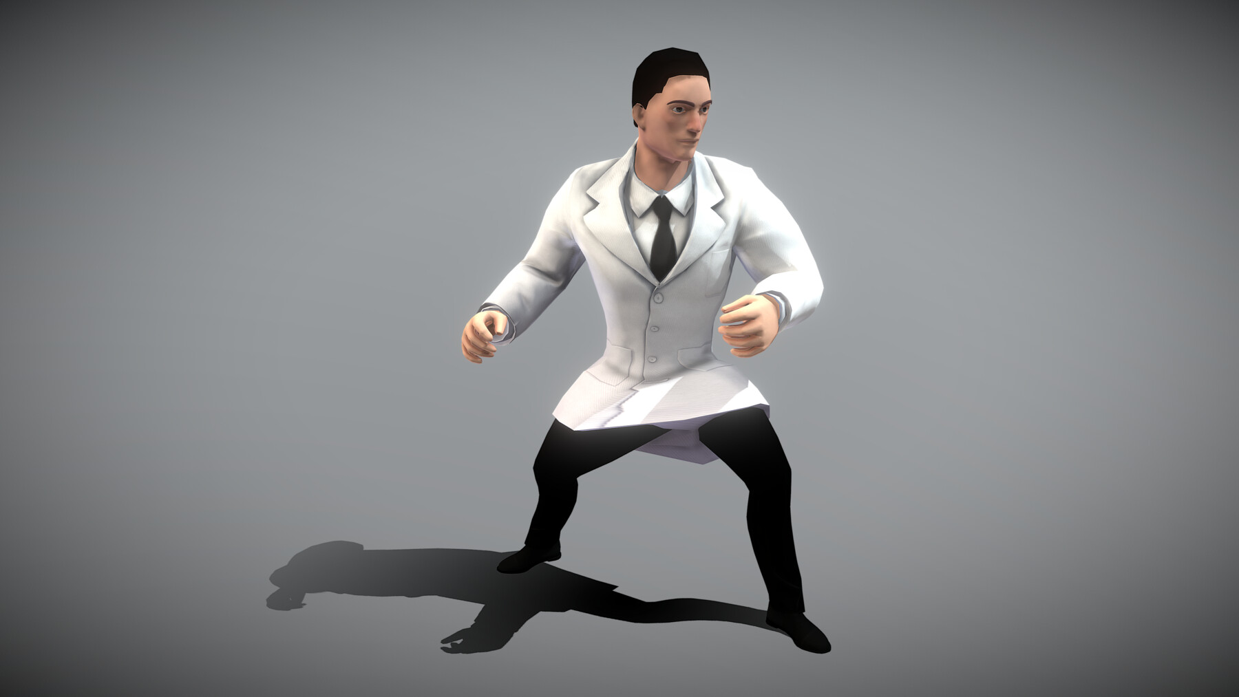 ArtStation - Male Doctor | Game Assets