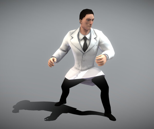 ArtStation - Male Doctor | Game Assets