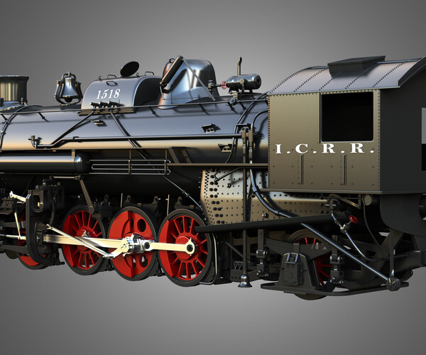 ArtStation - 1815 Steam Locomotive Train | Resources