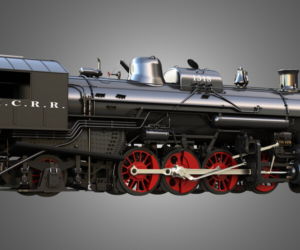 ArtStation - 1815 Steam Locomotive Train | Resources