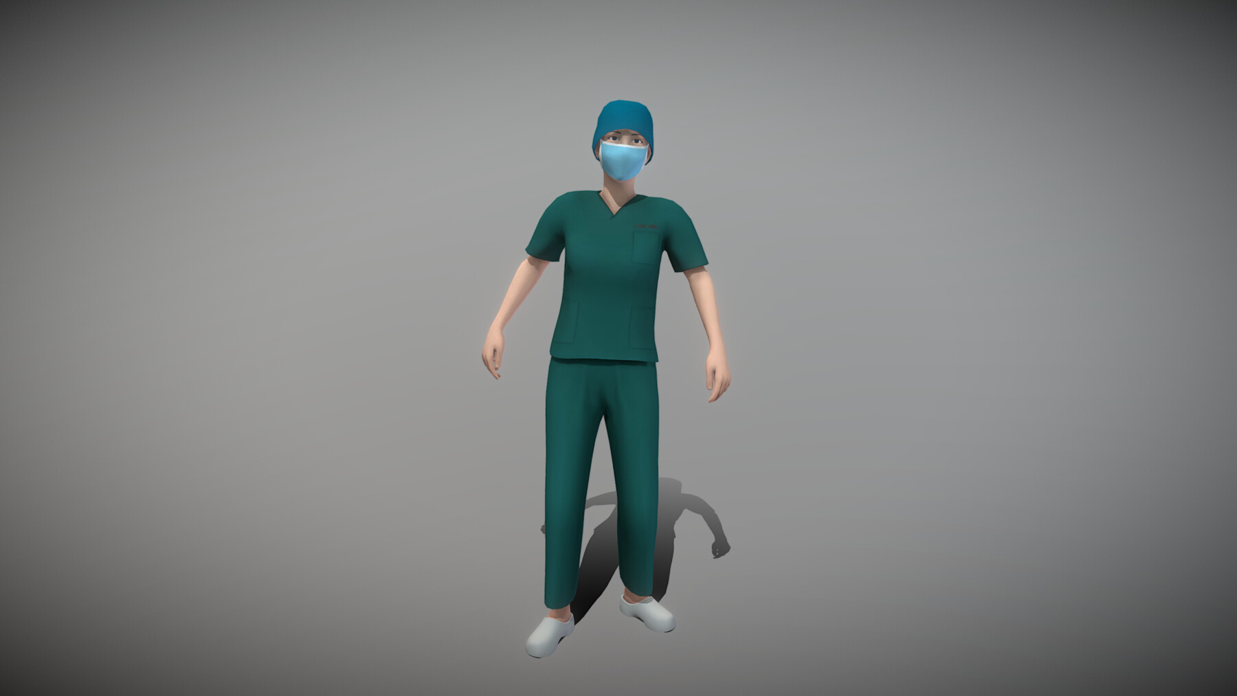 ArtStation - Operating Room Female Doctor | Game Assets