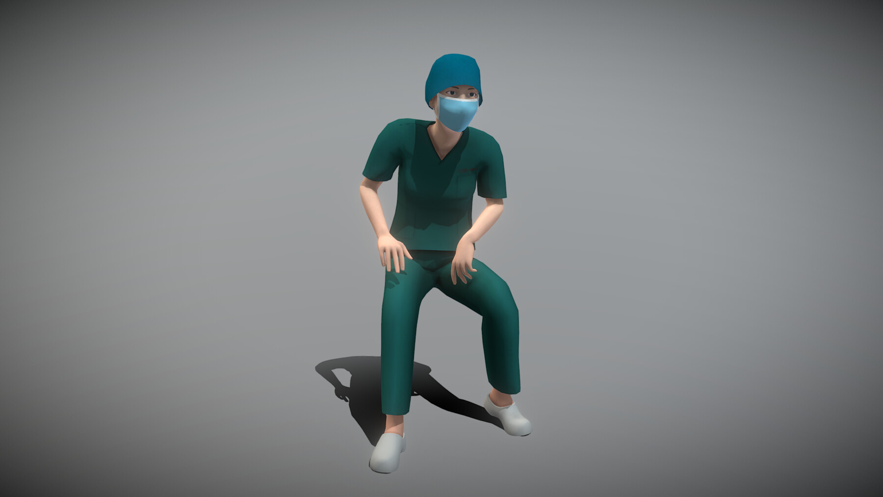 ArtStation - Operating Room Female Doctor | Game Assets
