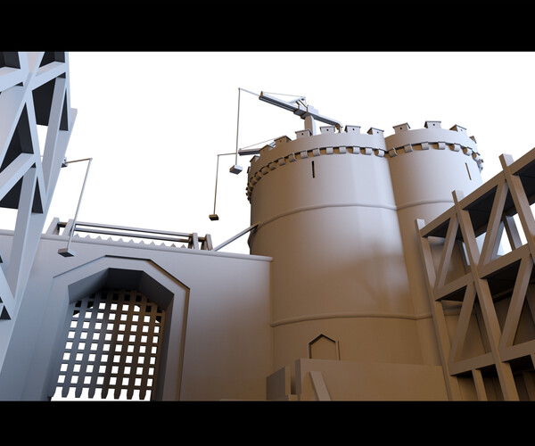 ArtStation - Fortress- 3d Model | Resources