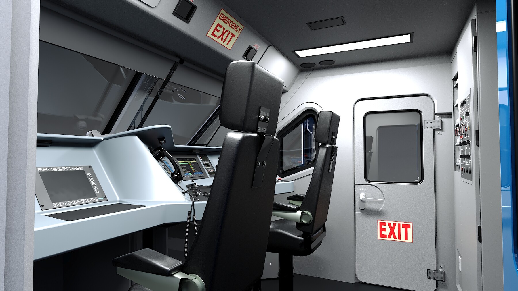 ArtStation - Locomotive ALC-42 Siemens AMTRAK | Game Assets