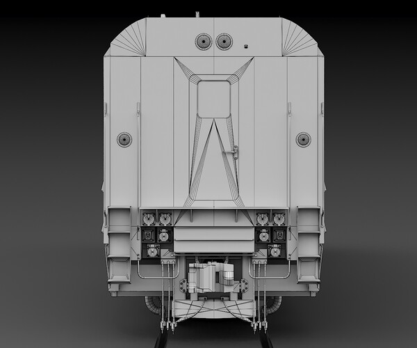 ArtStation - Locomotive ALC-42 Siemens AMTRAK | Game Assets