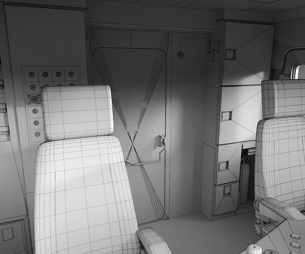 ArtStation - Locomotive ALC-42 Siemens AMTRAK | Game Assets