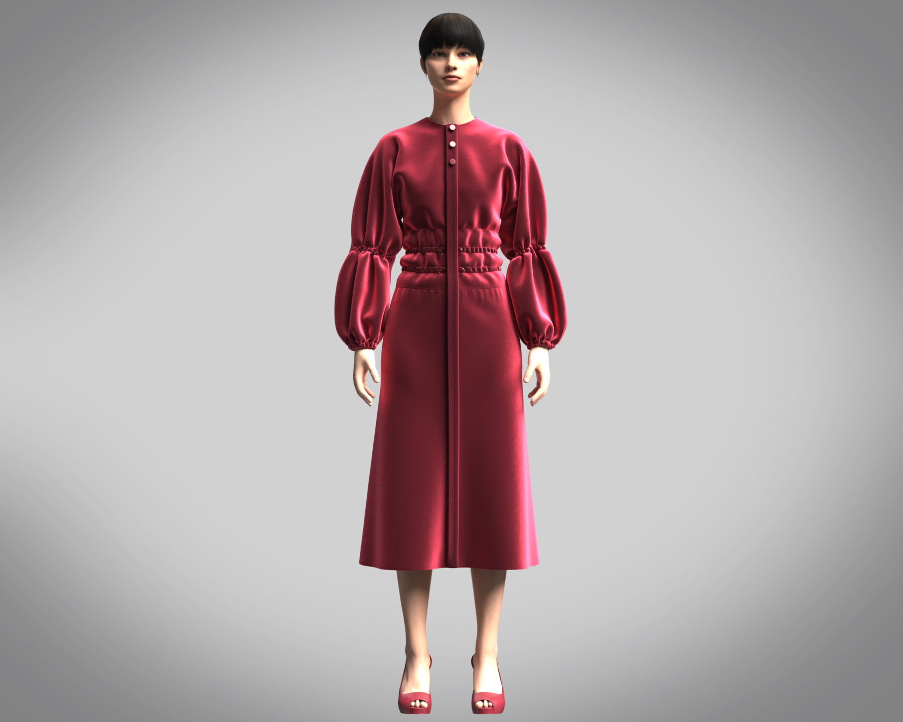 ArtStation - Ladies Leisure Dress | Resources