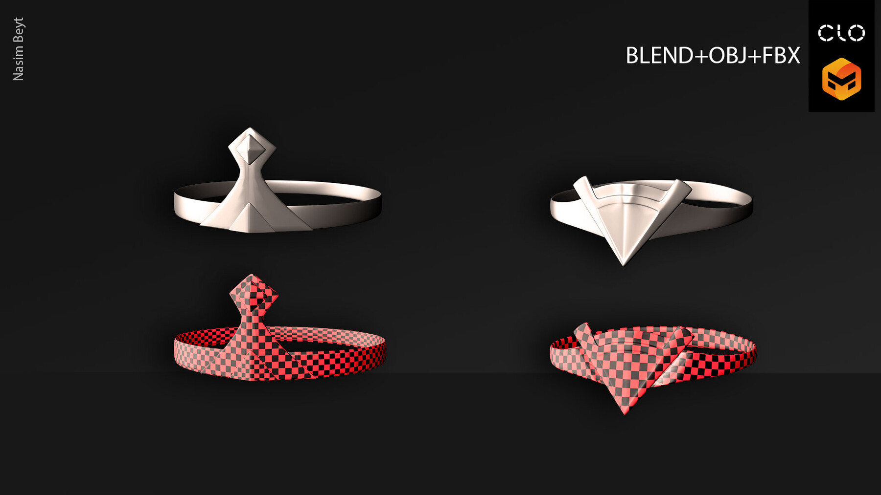 ArtStation - 10 HEADBAND ARMOR with UVs (VOL.02). BLENDER PROJECTS+OBJ ...