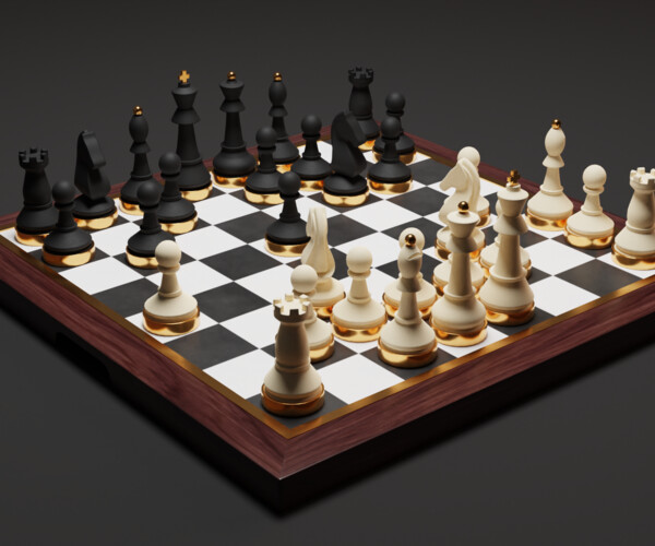 ArtStation - Chess Set | Game Assets