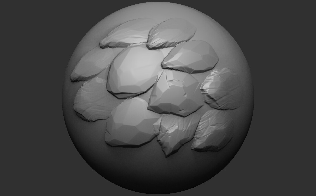 ArtStation - 30 high-quality dragon scale alphas | Brushes