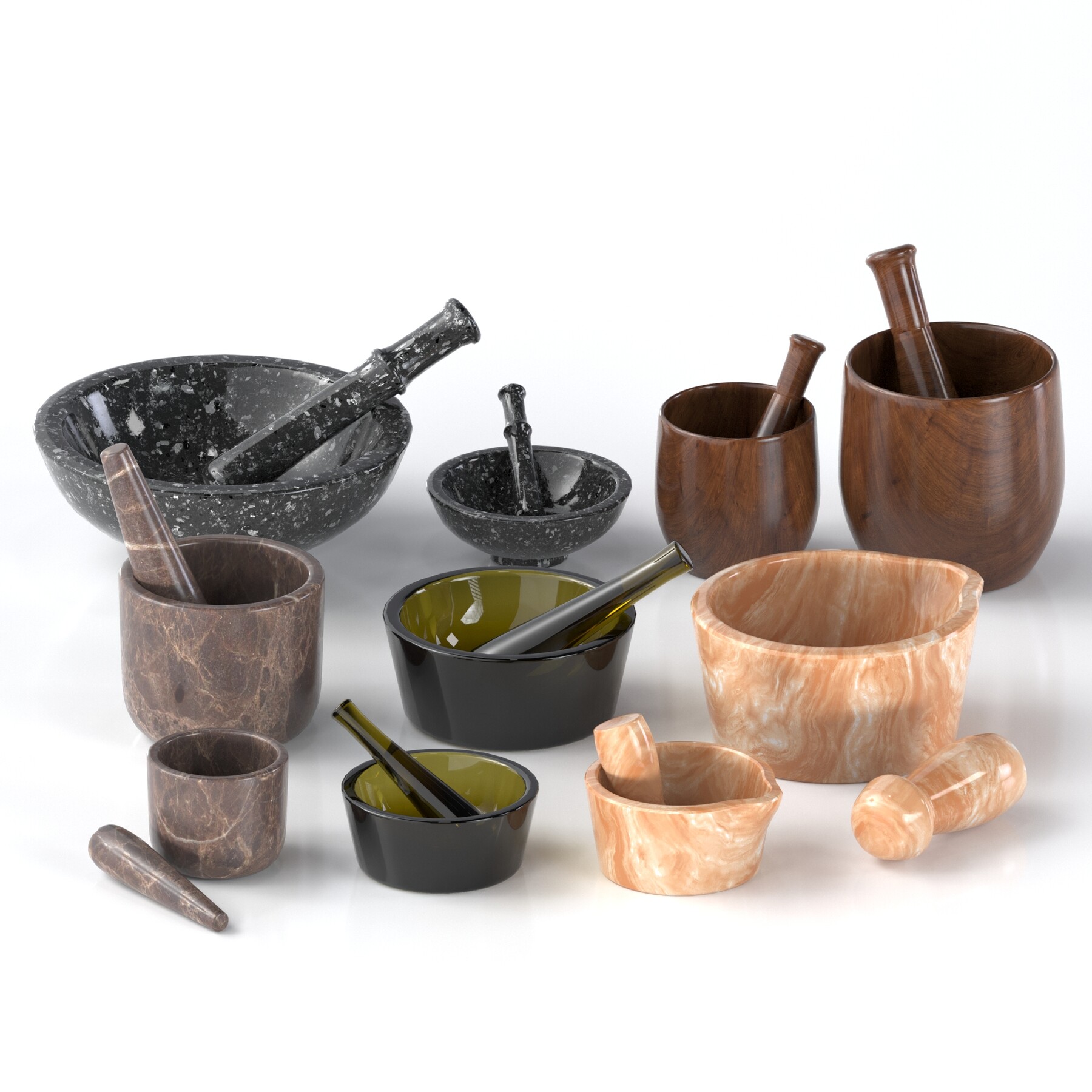 ArtStation - mortar and pestle set | Resources