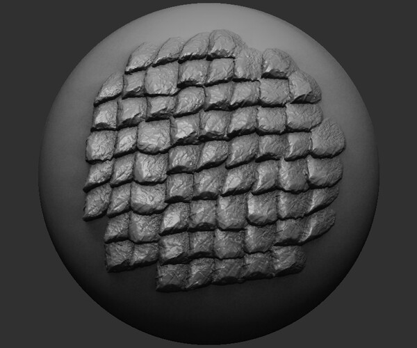 ArtStation - 30 high-quality dragon scale alphas | Brushes