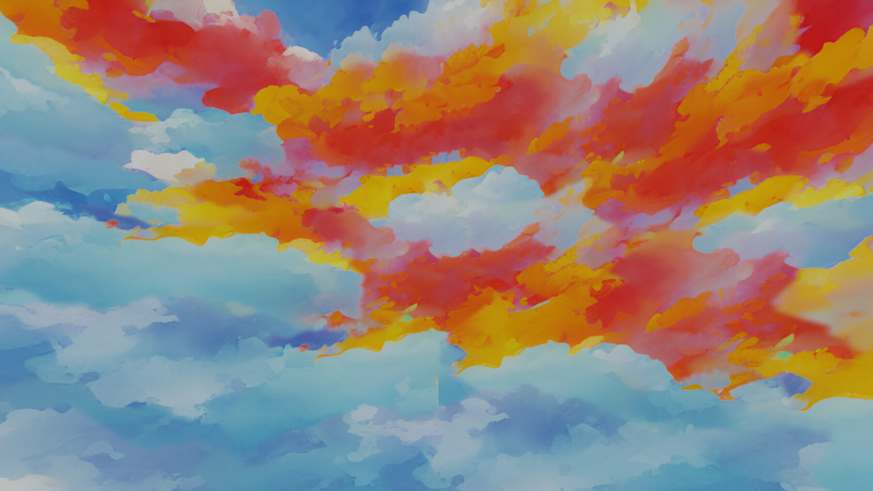 ArtStation - Fantasy Painted Clouds Skybox | Game Assets