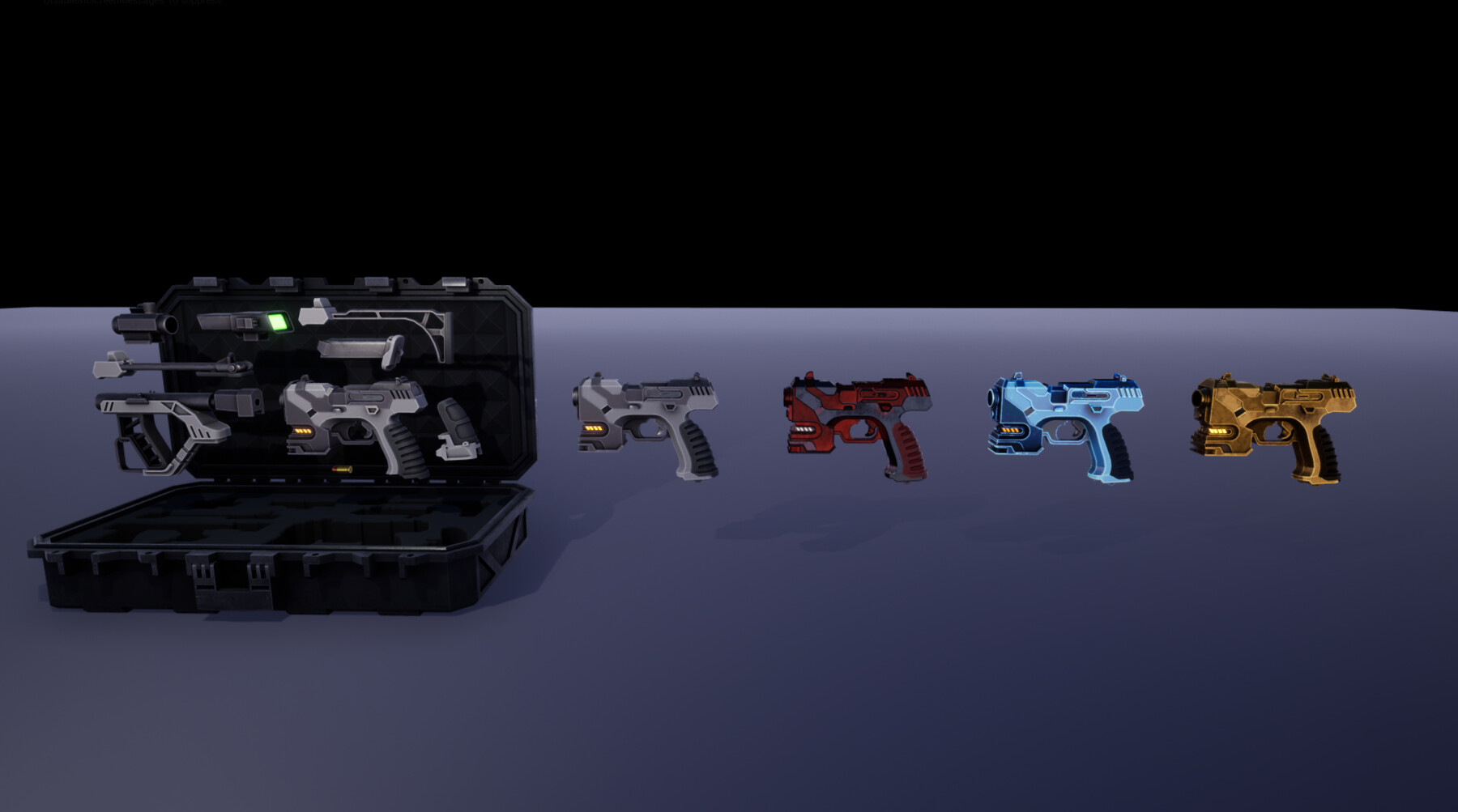ArtStation - Sci-fi gun and case - Fully modular + Unreal Engine ...