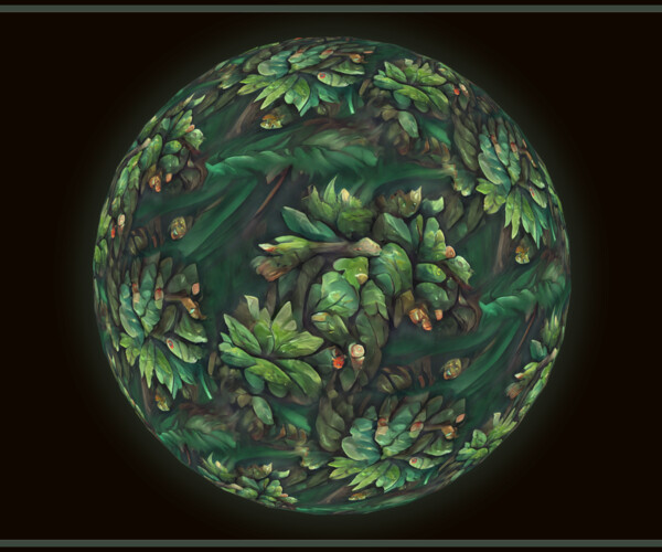 ArtStation - Grass: Pine Forest - 20 TEXTURES (Handpainted, Tileable ...