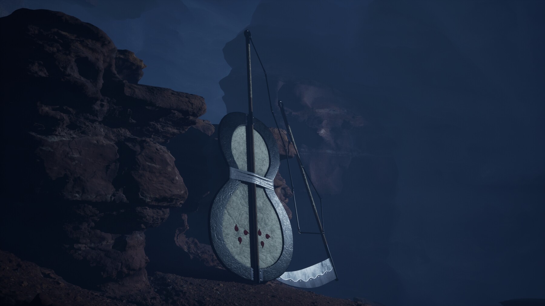 ArtStation - Madara Uchiha's Gunbai and Scythe | Game Assets