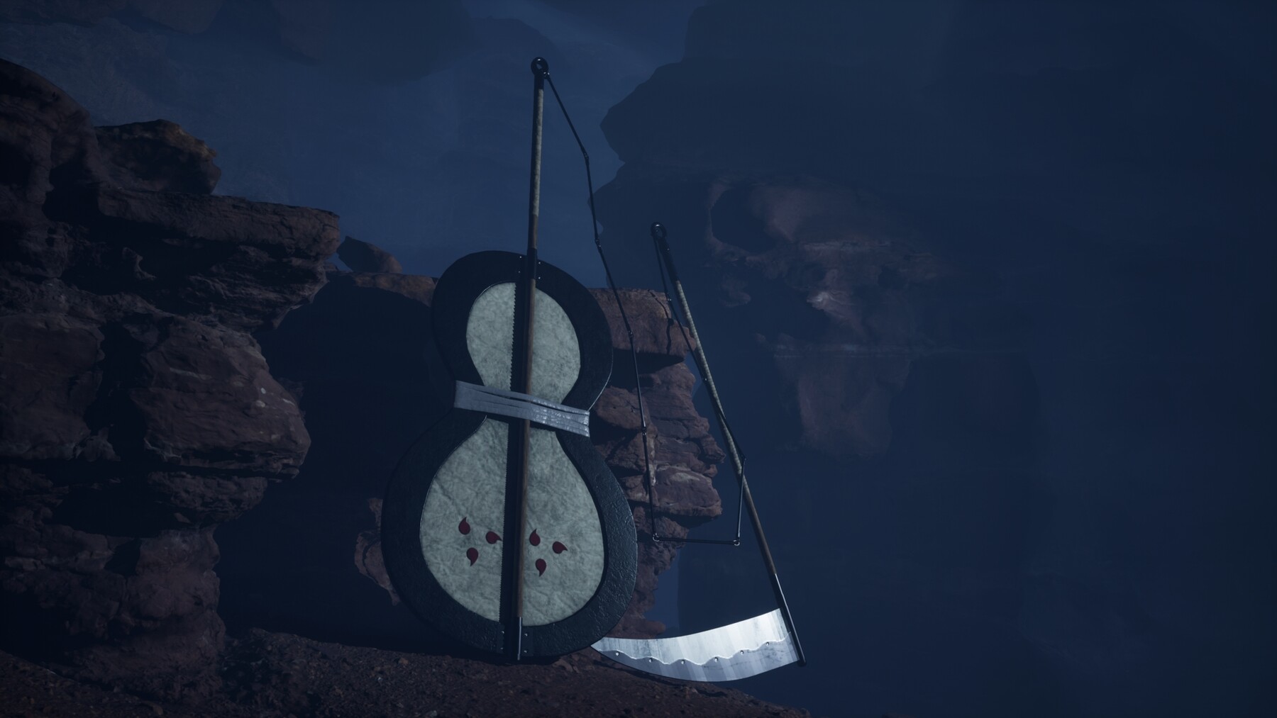 ArtStation - Madara Uchiha's Gunbai and Scythe | Game Assets