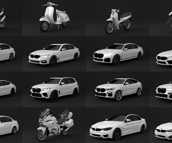 ArtStation - 250+ High Detailed Fully Rigged Transportation Vehicle ...