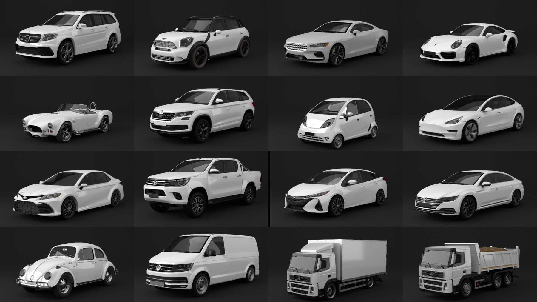 Farhan Elahi - 250+ High Detailed Fully Rigged Transportation Vehicle ...