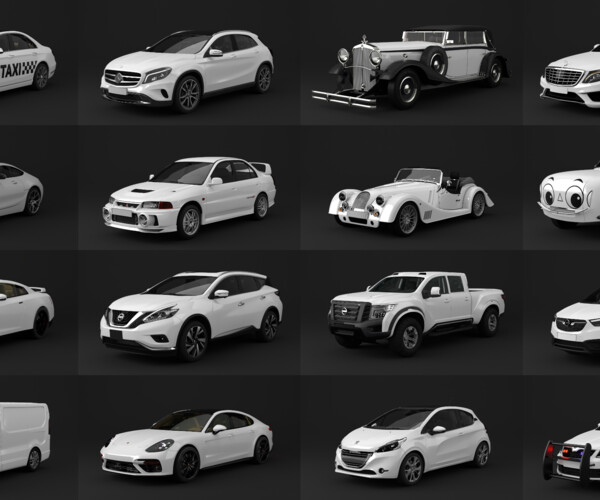 ArtStation - 250+ High Detailed Fully Rigged Transportation Vehicle ...