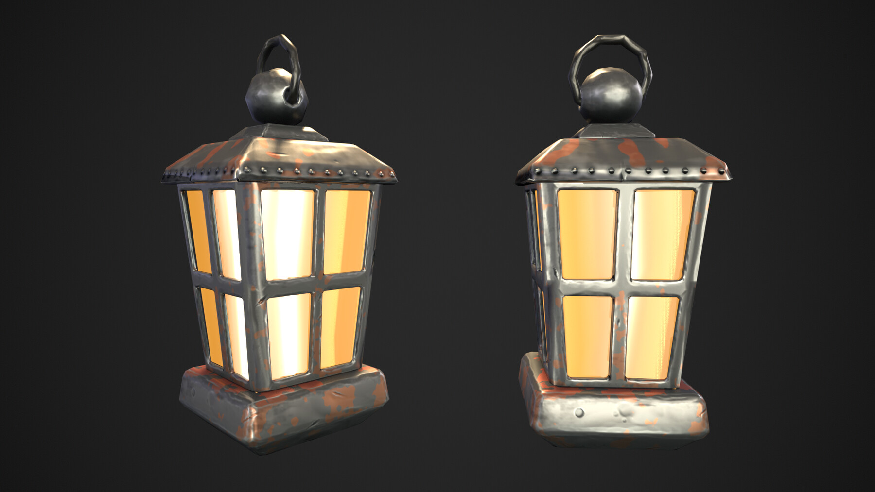 ArtStation - Old Rusty Lantern | Game Assets