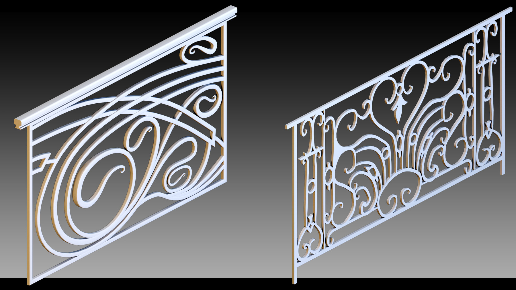 ArtStation - 50 Fences- Vol 01- Kitbash- High detail 3d models | Resources