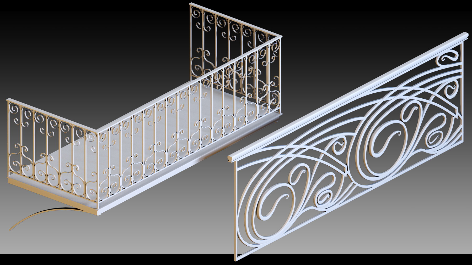 ArtStation - 50 Fences- Vol 01- Kitbash- High detail 3d models | Resources