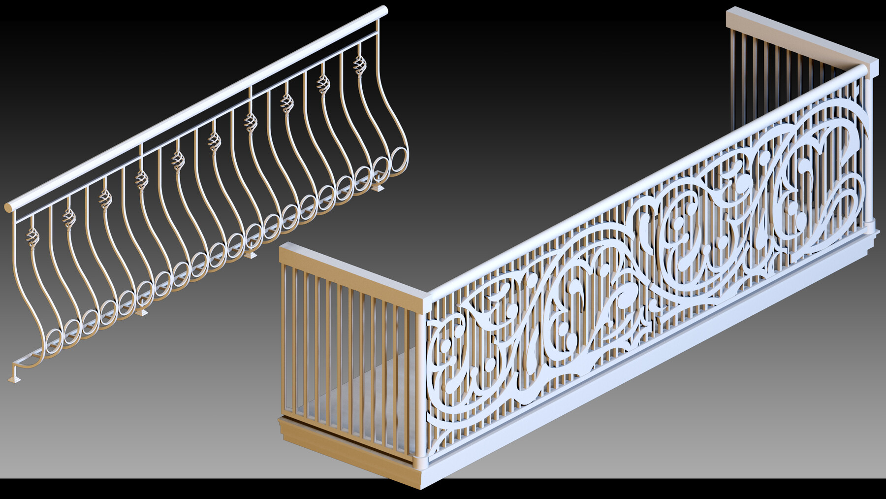 ArtStation - 50 Fences- Vol 01- Kitbash- High detail 3d models | Resources