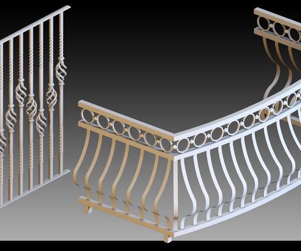 ArtStation - 50 Fences- Vol 01- Kitbash- High detail 3d models | Resources