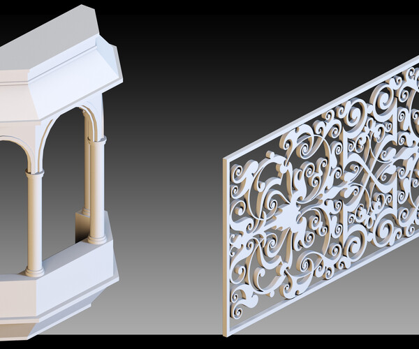 ArtStation - 50 Fences- Vol 01- Kitbash- High detail 3d models | Resources